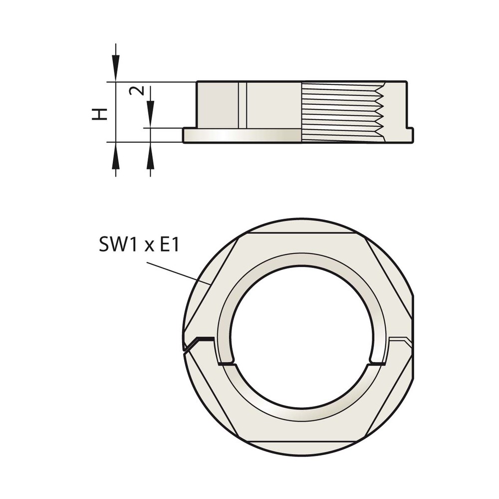 Delbar kontramutter Metrisk - Rutab - Genomför det smartare
